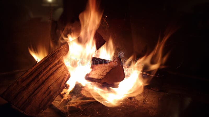 The soul burning fire stock image. Image of quail, campfire - 271359627