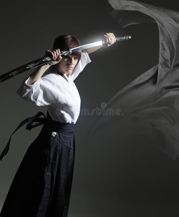 Soul_of_warrior(katana)#3 stock photo. Image of aikibudo - 16516152