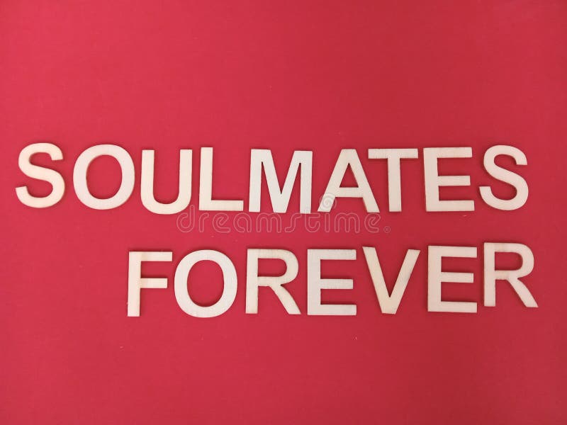 Soulmates Forever Valentines Poster Stock Image - Image of pink ...