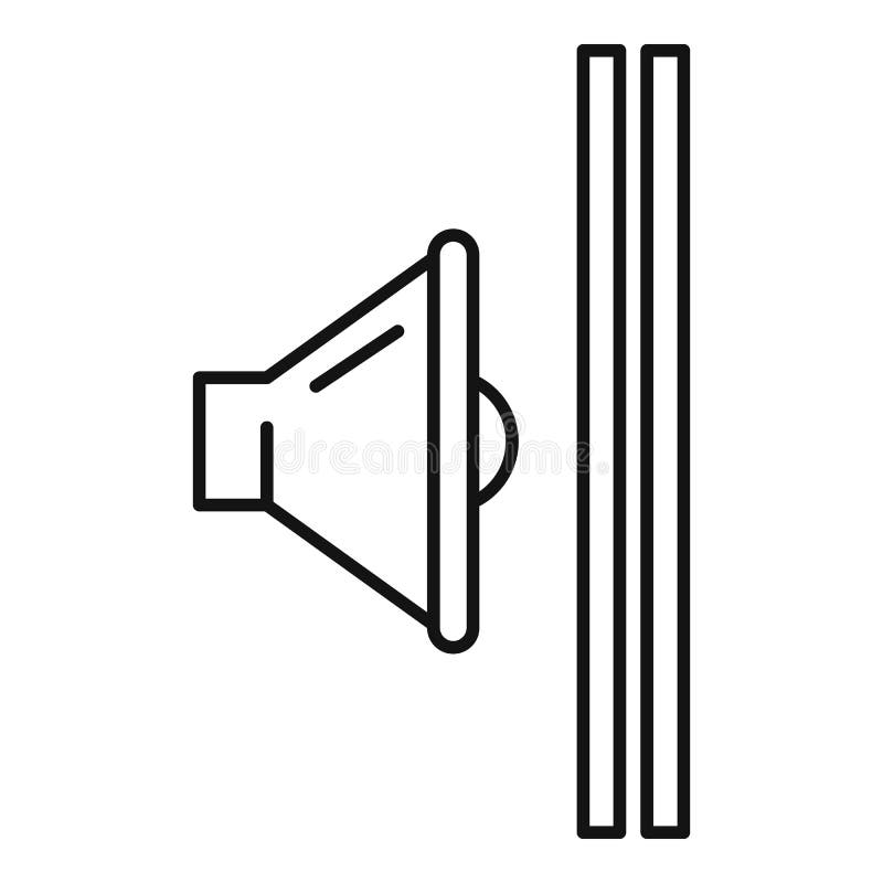 Sound Absorbing Icon, Simple Style Stock Vector - Illustration of ...