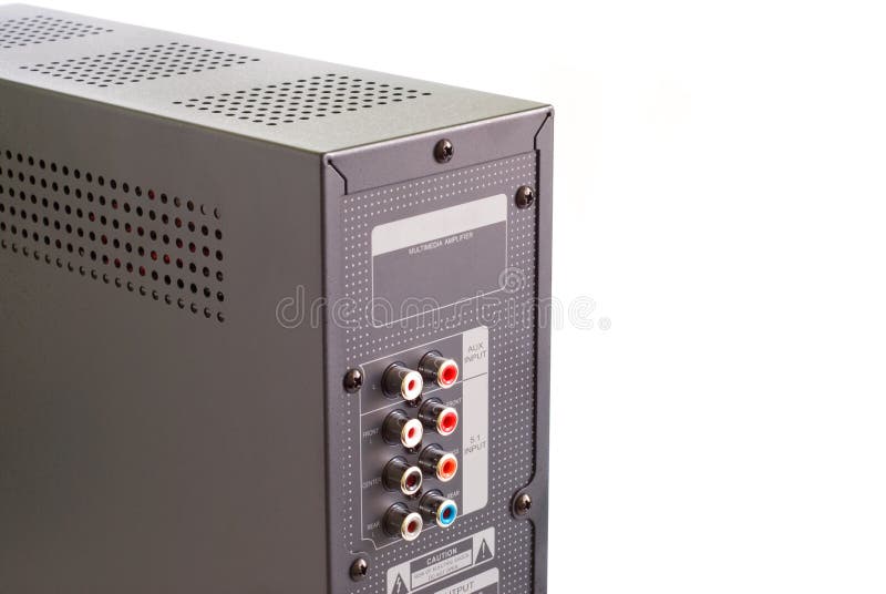 Sound amplifier stock photo. Image of panel, equipment - 13209716