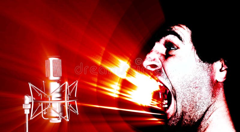 Sound attack stock illustration. Illustration of frequencies - 1470780
