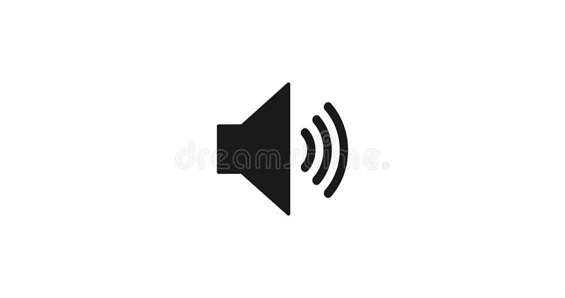 Sound, Audio, Music, Speaker Animation Icon. 4K. Stock Footage - Video ...