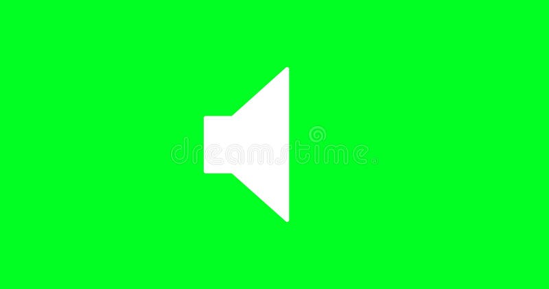 Sound, Audio, Music, Speaker Animation Icon. 4K. Stock Footage - Video ...