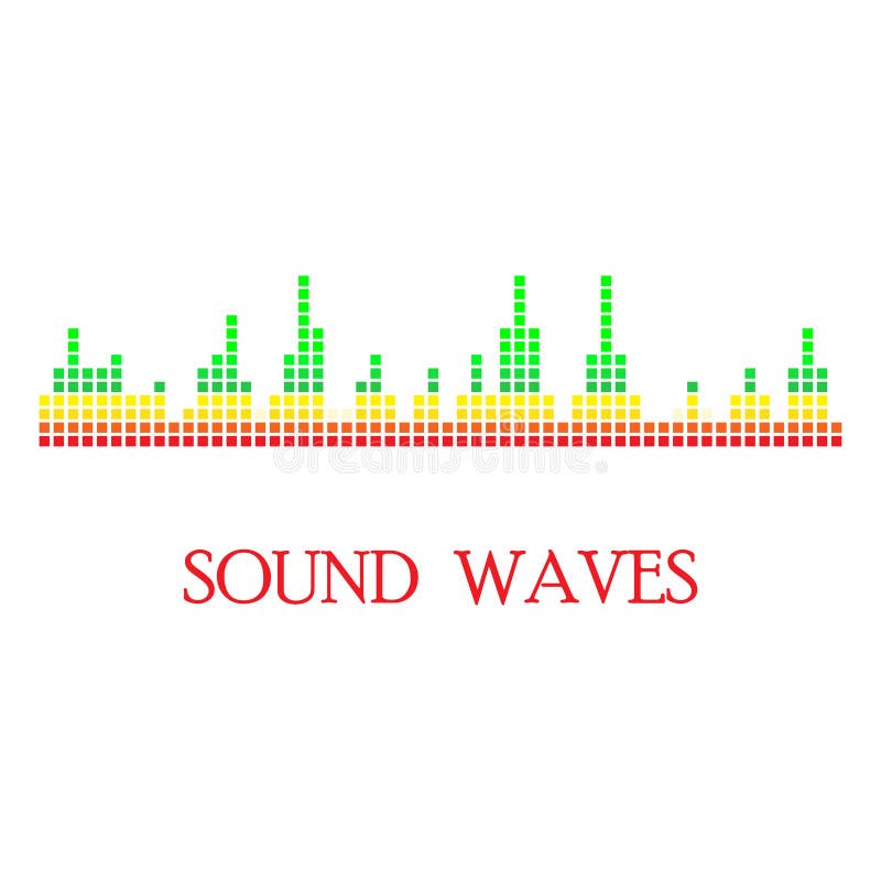 Sound & Audio Waves. stock illustration. Illustration of music - 125352862