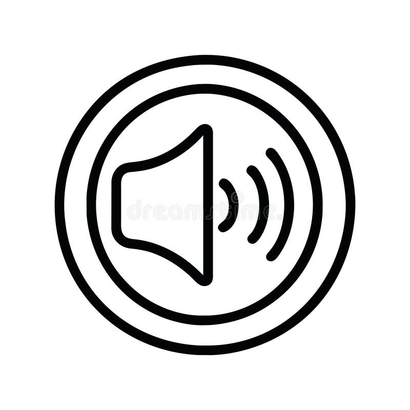 Sound badge icon stock vector. Illustration of isolated - 297676603