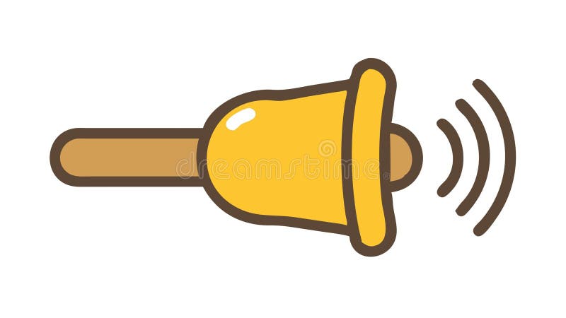 Sound Bell or Alarm Icon Vector Illustration, Vector Design Generative ...