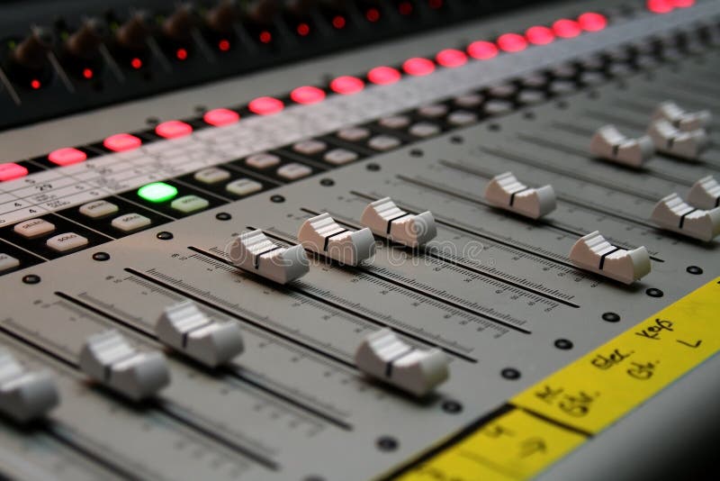 Sound Board stock photo. Image of frequencies, adjustment - 2146654