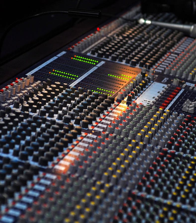 The sound board stock photo. Image of display, occupation - 4165778