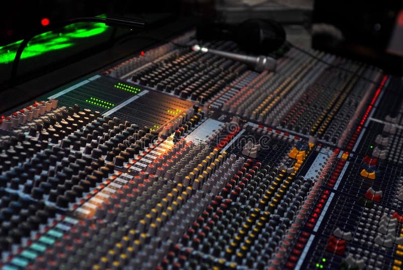 The sound board stock photo. Image of business, technician - 4165796