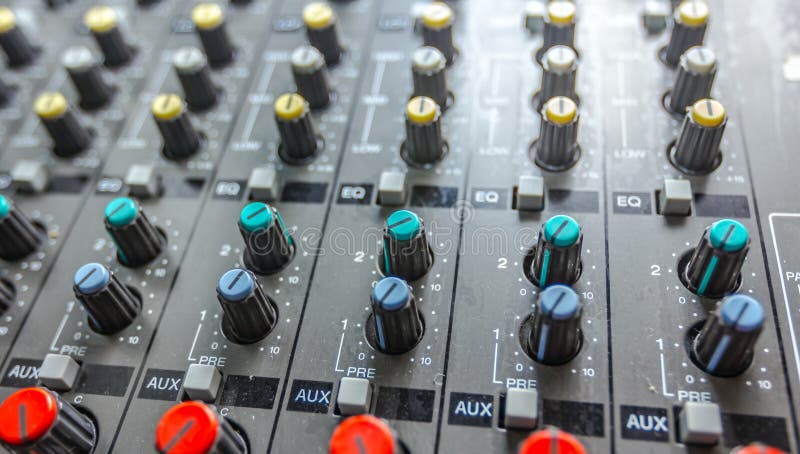 Sound board stock image. Image of channel, equalizer - 39696347