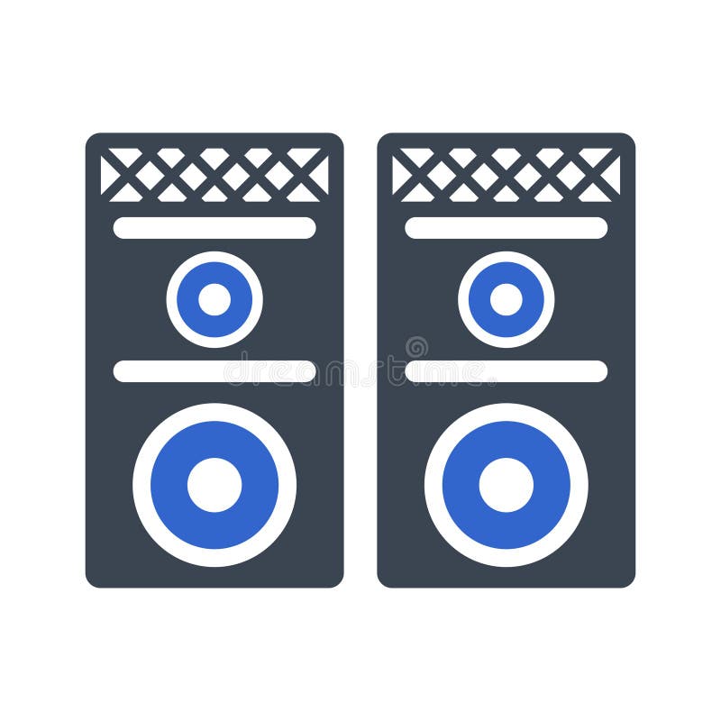 Sound box icon stock vector. Illustration of symbol - 210662989