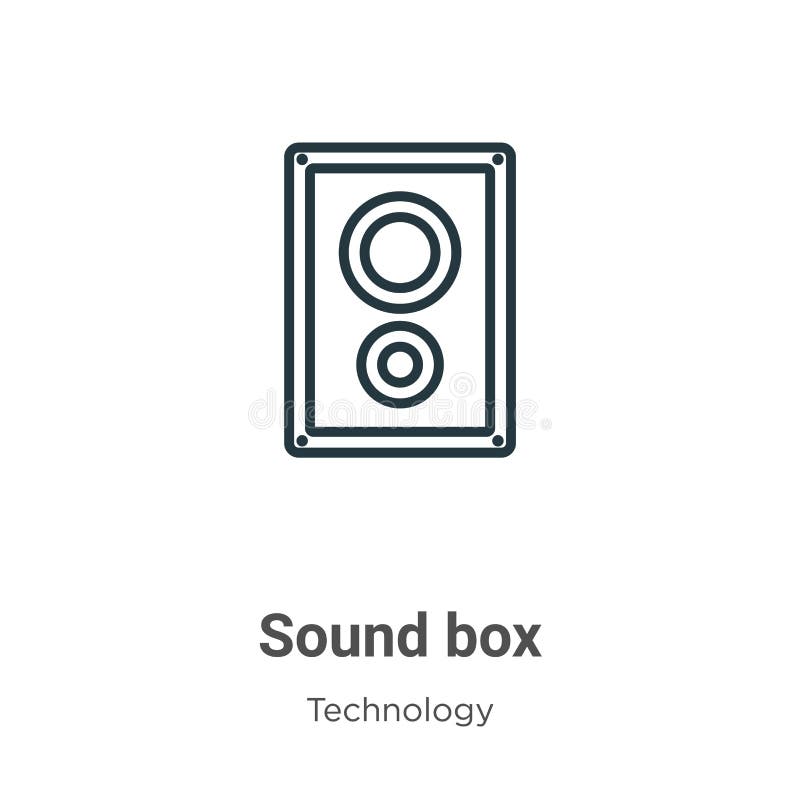 Thin Line Sound System Icon Stock Illustrations – 1,985 Thin Line Sound ...