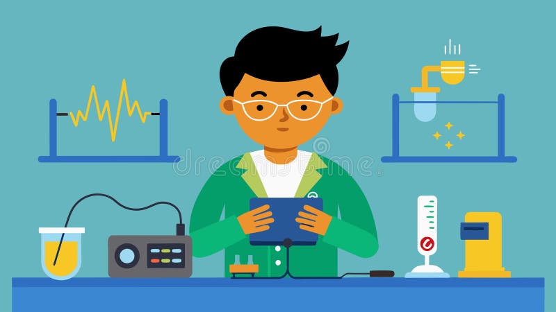 The Sound of Buzzing Fills the Air As a Student Uses a Handheld ...