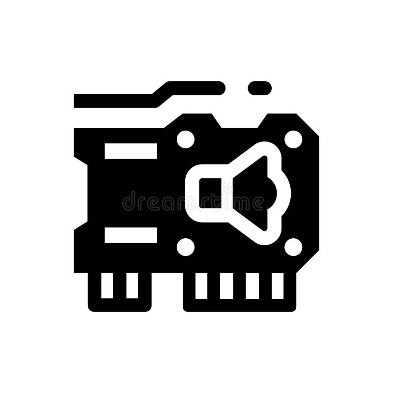 PC Sound Card Icon. Detailed Set of Computer Part Icons. Premium ...