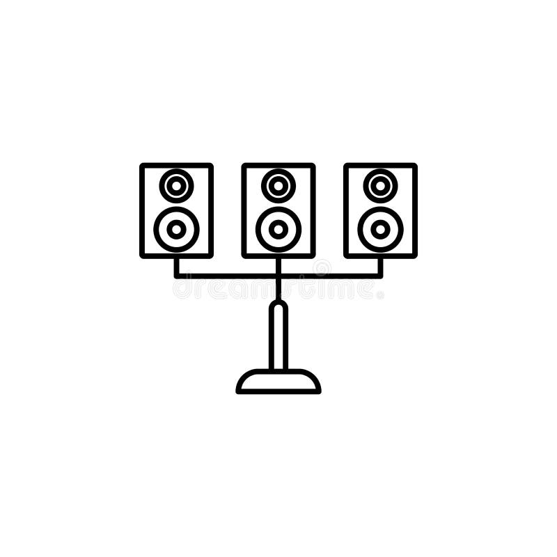 Sound Column Icon. Element of Lighting Icon for Mobile Concept and Web ...