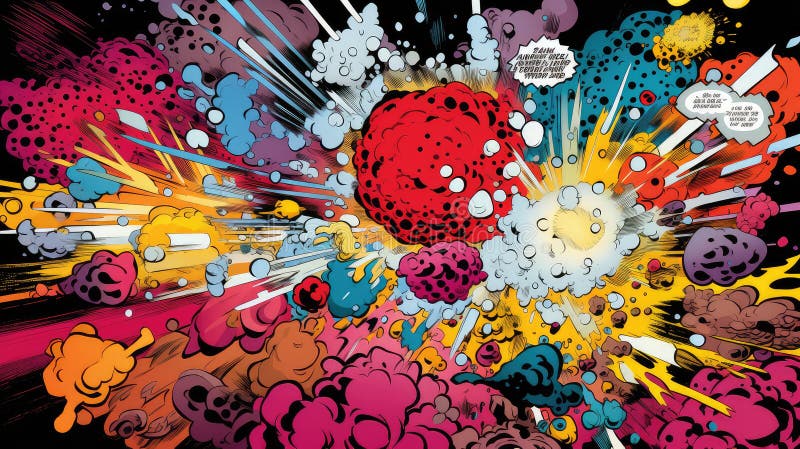 Sound Comic Book Speech Bubbles Stock Illustration - Illustration of ...