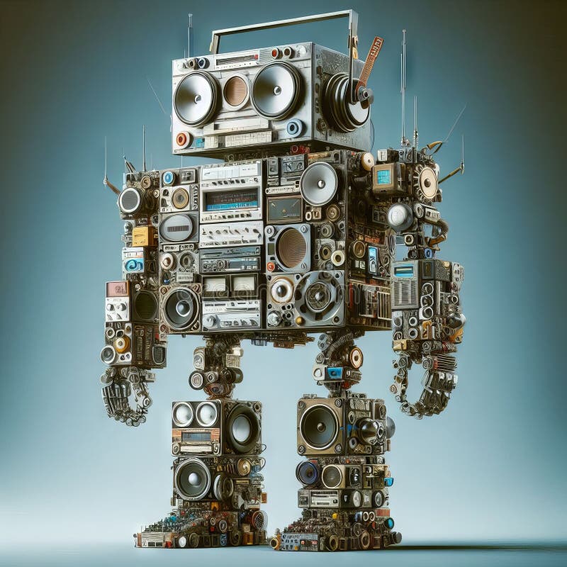 Sound Construct Automaton stock image. Image of oldschool - 309505587