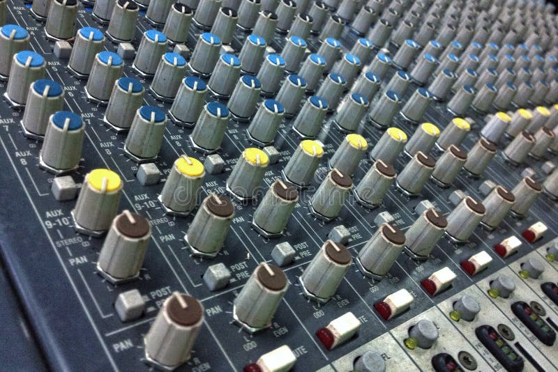 Sound control stock photo. Image of music, control, mainboard - 43828044