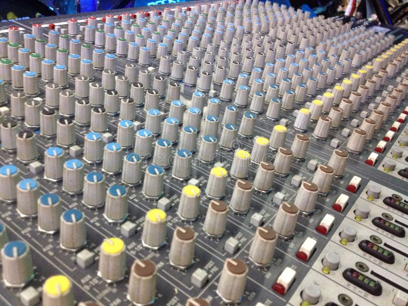 Sound control stock photo. Image of music, control, mainboard - 43828044