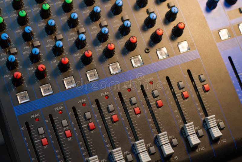 Sound control stock photo. Image of board, entertainment - 50327780