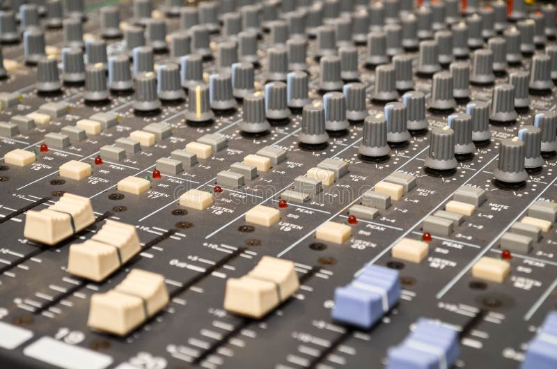 Sound control stock image. Image of console, black, voice - 87268189