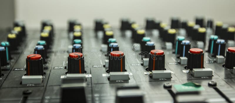 Electrical Control Panel in Distribution Fuse Box. Stock Image - Image ...