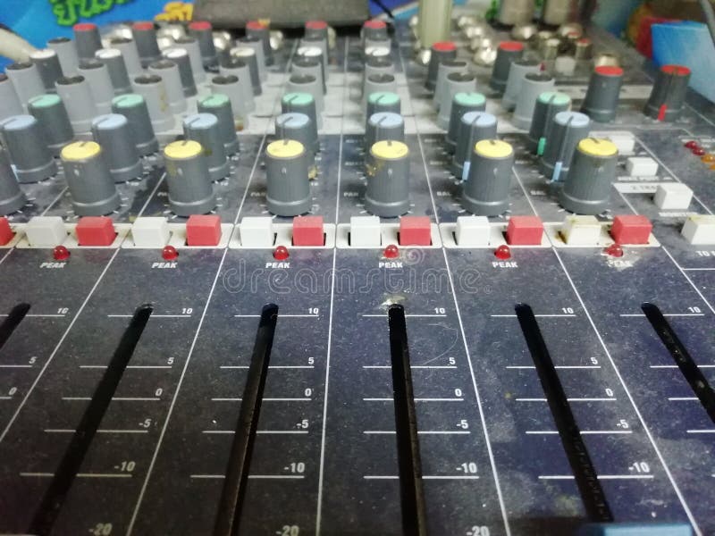 This is Sound Control in the Control Room. Stock Photo - Image of home ...