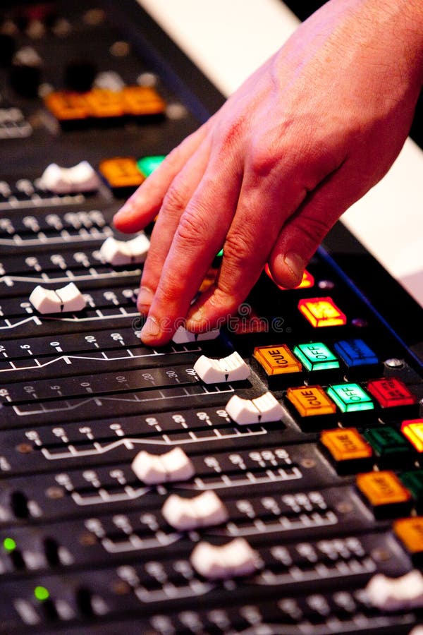 Sound Desk stock photo. Image of audio, launch, desk - 32692048