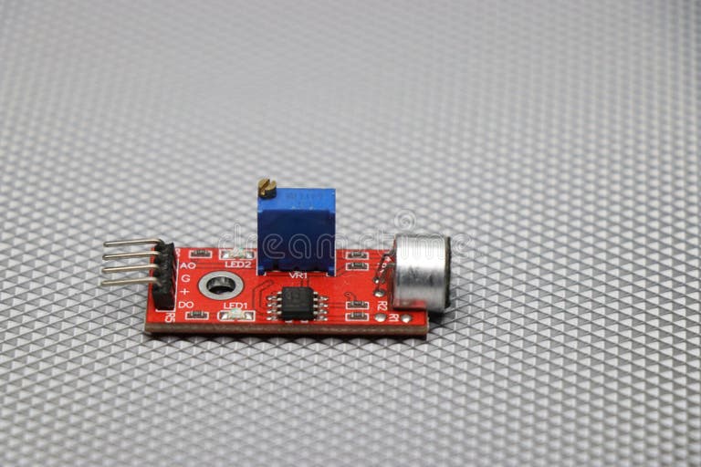 Sound Detection Sensor Which Uses Electret Microphone To Detect Sound Signals Sound Detection