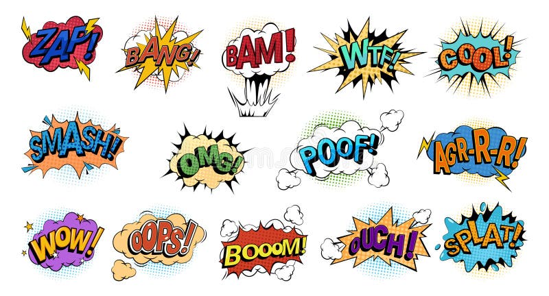 Comic Book Splat Stock Illustrations – 496 Comic Book Splat Stock ...