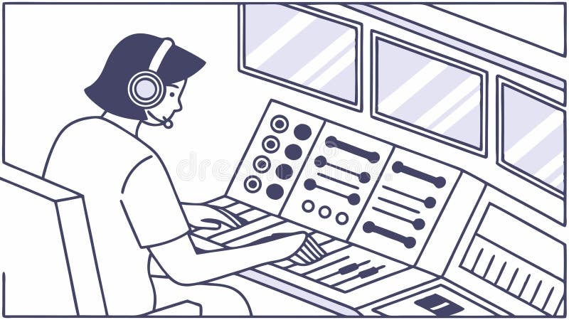 Sound Engineer at Mixing Console, Audio Production and Studio Work ...