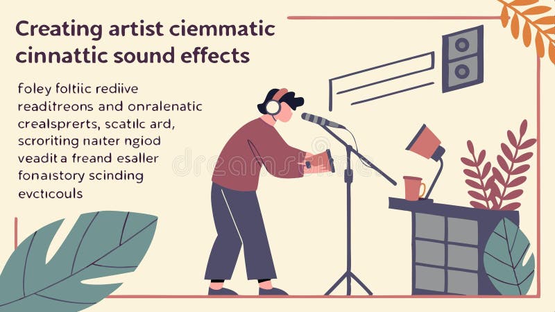 Sound Engineer at Mixing Console, Audio Production Vector Design ...