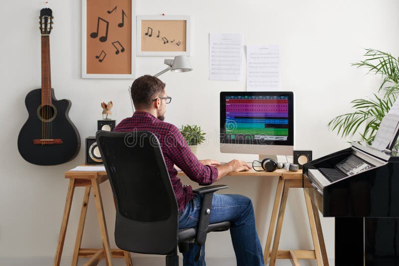 Sound engineer stock image. Image of audio, producer - 44941447