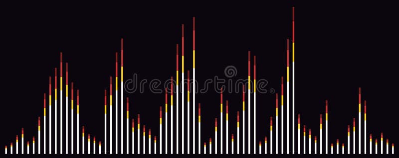 Sound Equalizer Audio Vector Lines Stock Vector - Illustration of ...