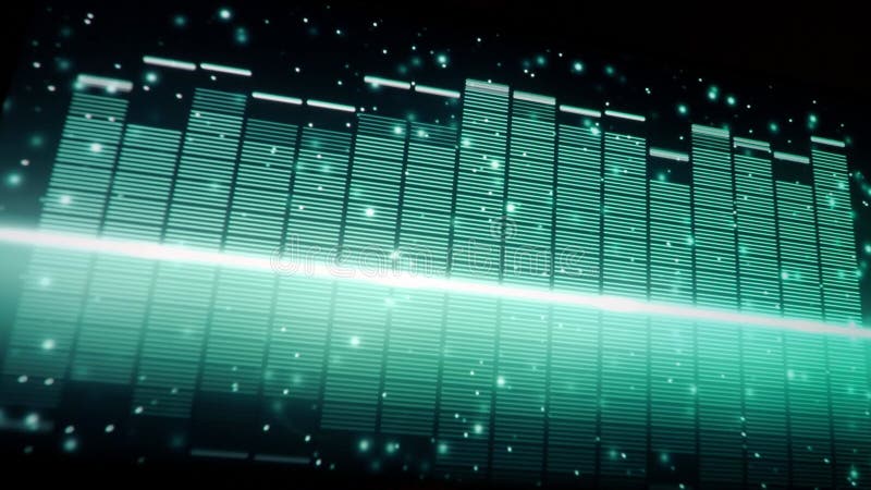 Sound Equalizer Digital Music or Sound Wave Footage Stock Footage ...
