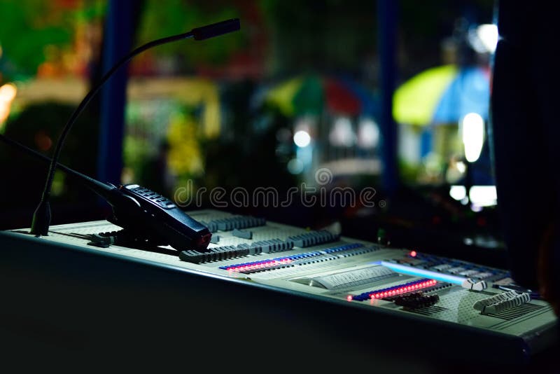 Sound equalizer in studio stock photo. Image of macrophotography ...