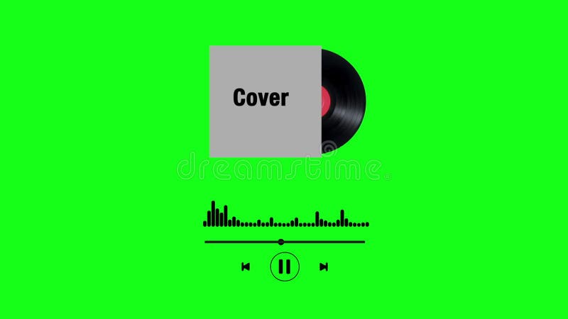 Music Visualizer Template, 3D Animation Stock Footage - Video of radio ...