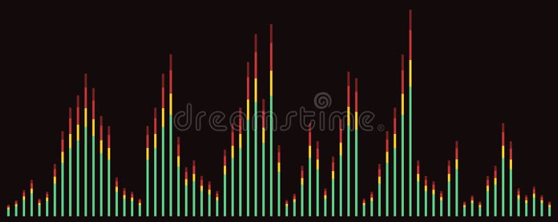 Sound Equalizer Vector Lines Stock Vector - Illustration of graph ...