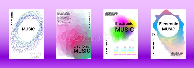 Sound flyer stock vector. Illustration of future, hipster - 154222424