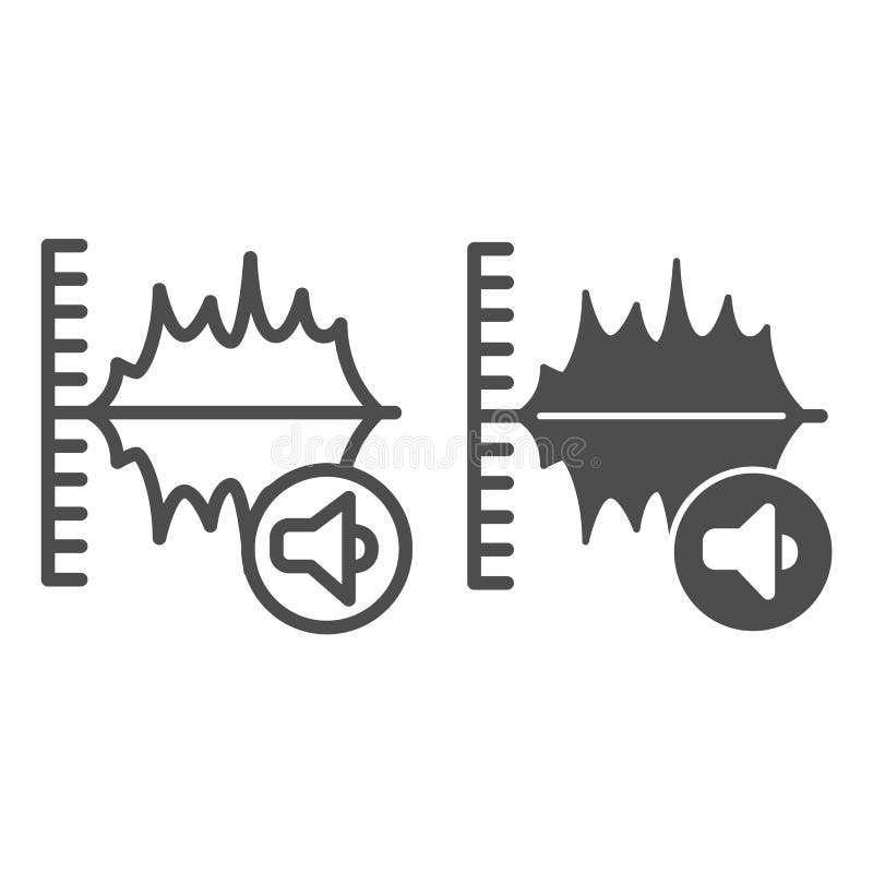 Loudspeaker Line Icon. Sound Speaker, Audio Volume Silhouette Symbol ...