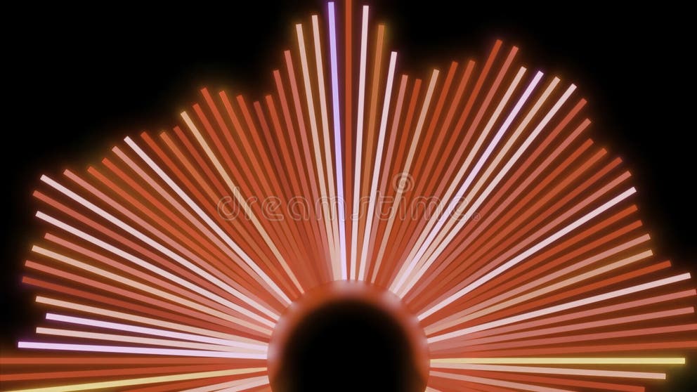 Sound Graphic Equalizer Flashing Lights, Seamless Loop. Design. Display ...