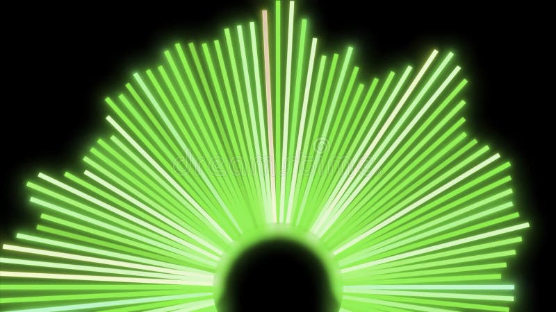 Sound Graphic Equalizer Flashing Lights, Seamless Loop. Design. Display ...