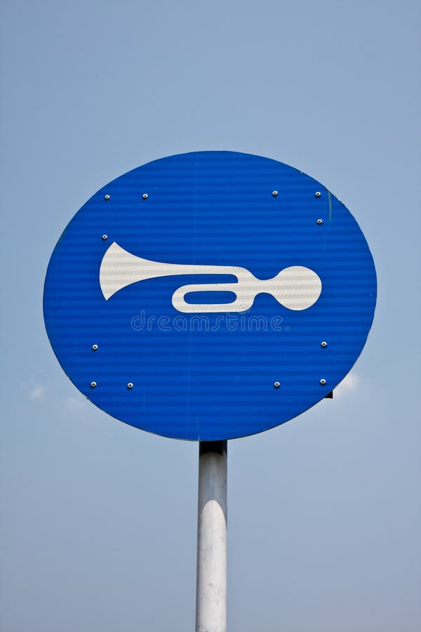Sound Horn Sign in India stock photo. Image of traffic - 8918168
