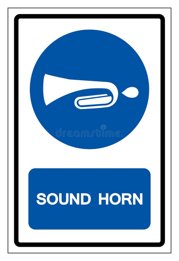 Sound Horn Symbol Sign ,Vector Illustration, Isolate on White ...