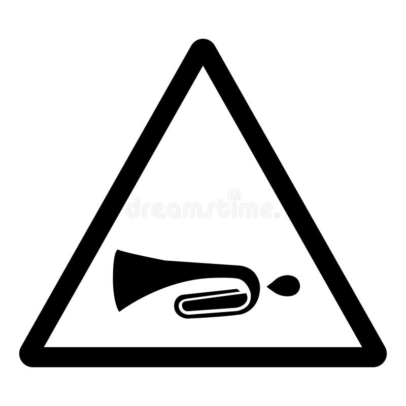 Sound Horn Symbol Sign ,Vector Illustration, Isolate on White ...
