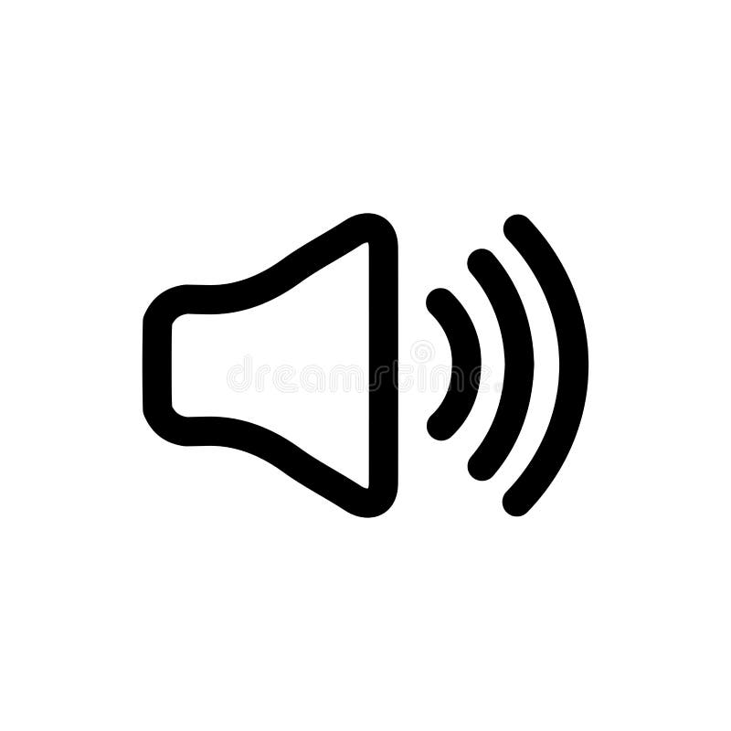 Sound Icon Flat Vector Template Design Trendy Stock Vector ...