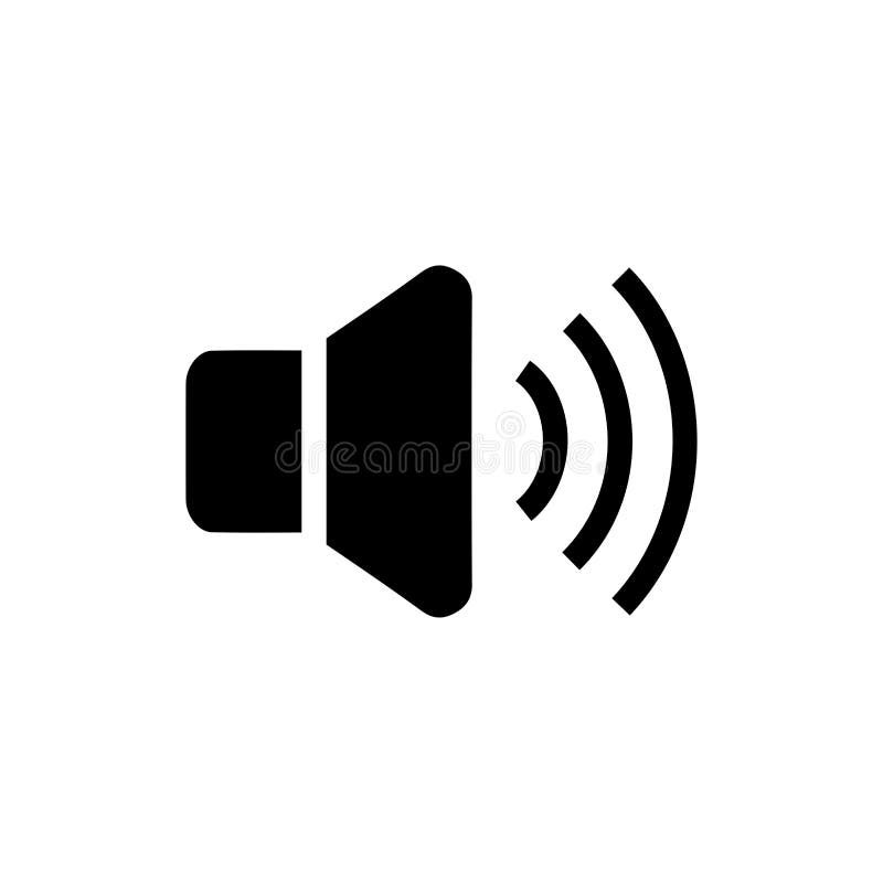 Sound Icon Flat Vector Template Design Trendy Stock Vector ...