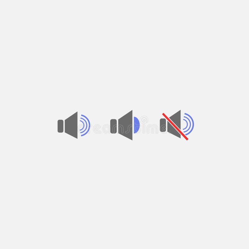 Sound Icon. the Symbol of Sound. Vector Illustration. EPS 10 Stock ...