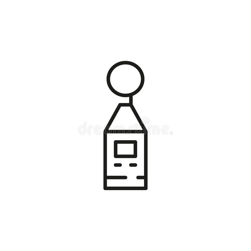 Sound level meter icon stock illustration. Illustration of measuring ...
